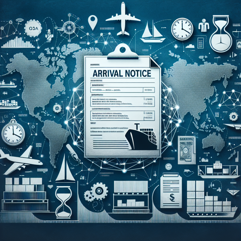 What Is An Arrival Notice In The Context Of International Shipping? - e Customs Clearing